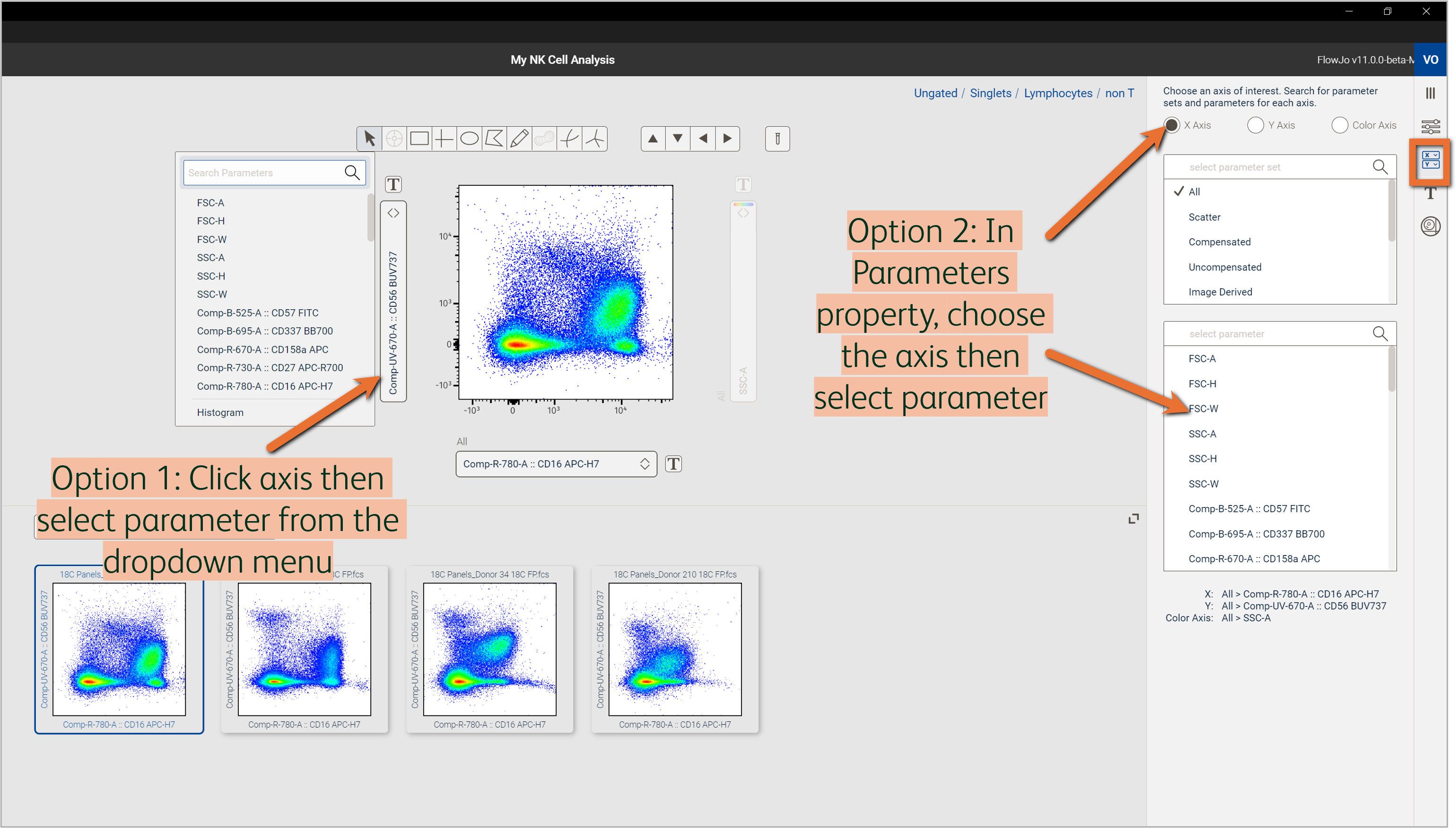 Parameter Management | FlowJo, LLC